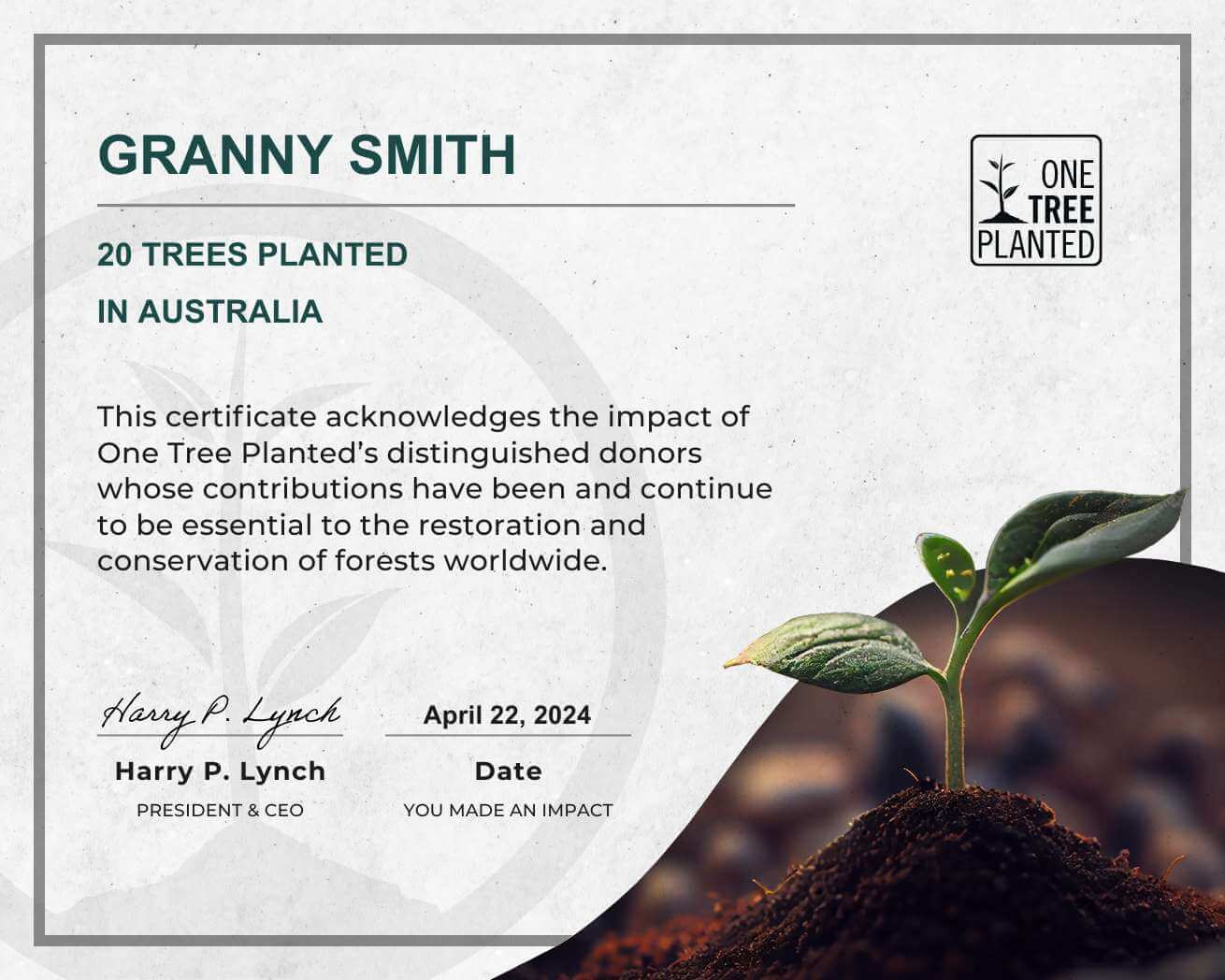 Our Work in Australia | One Tree Planted
