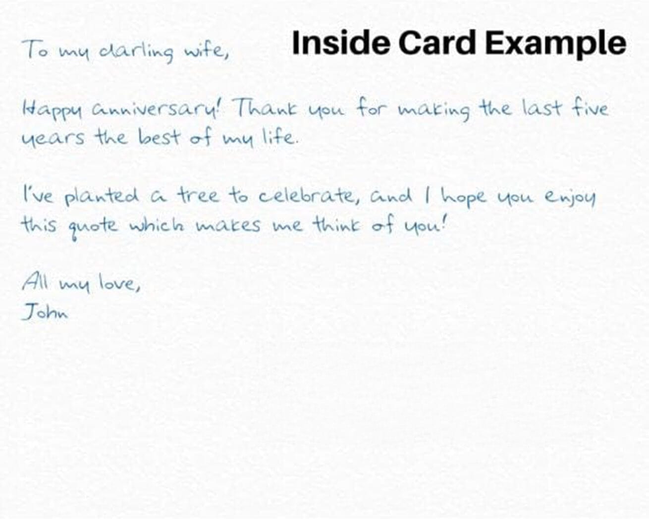 Tree Quote Card | One Tree Planted